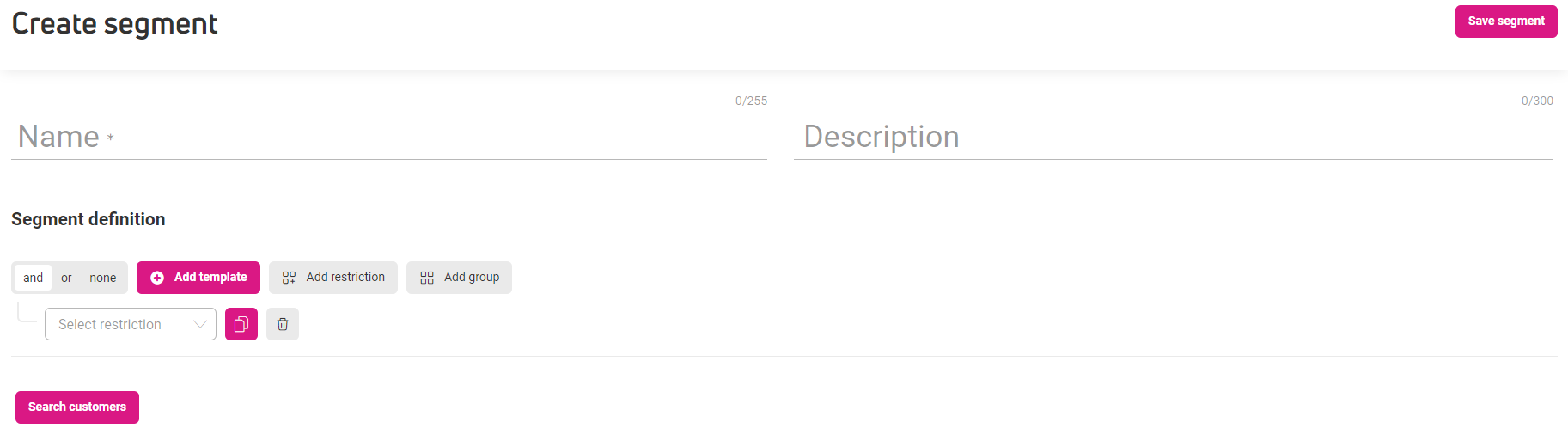 Segmentation - ExpertSender Help center